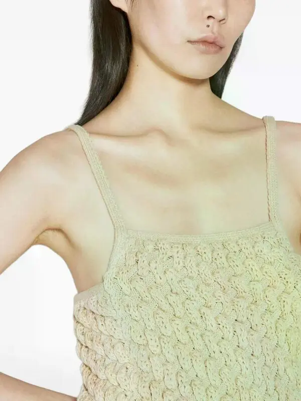 ISA BOULDER Cable-knit Mini Dress
