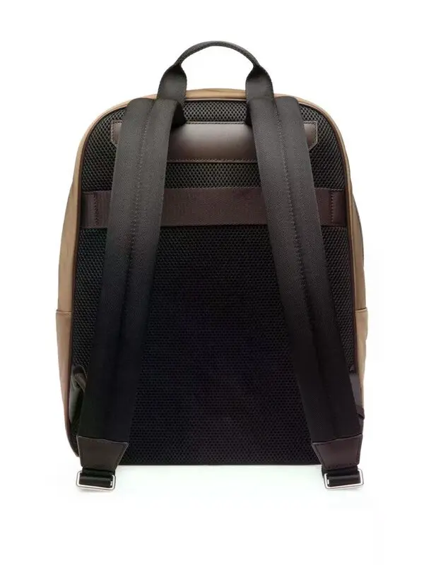Bally Mavrick Striped-panel Backpack - Neutrals