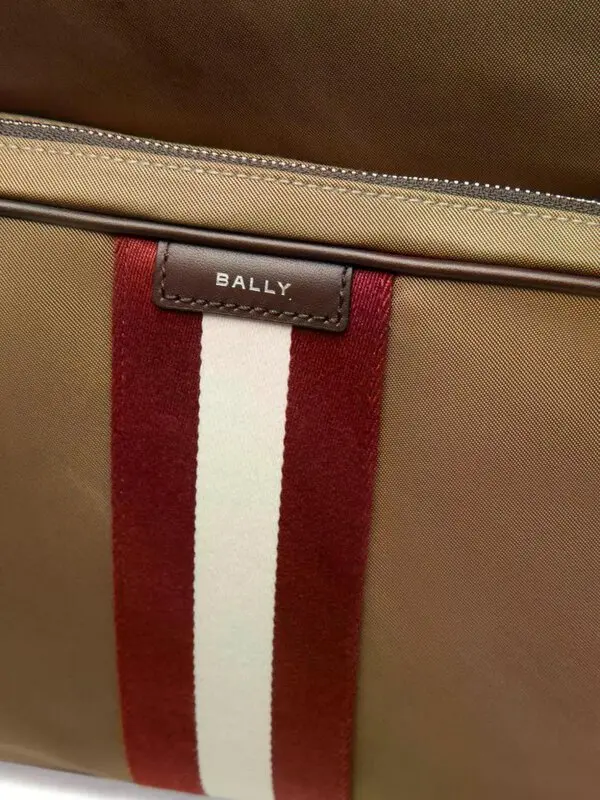 Bally Mavrick Striped-panel Backpack - Neutrals