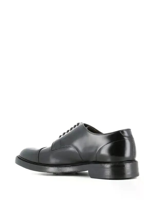 GREEN GEORGE 7084 Cap-toe Derby Shoes - Black