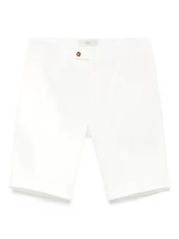 BRIGLIA 1949 Pleat-detail Shorts - White