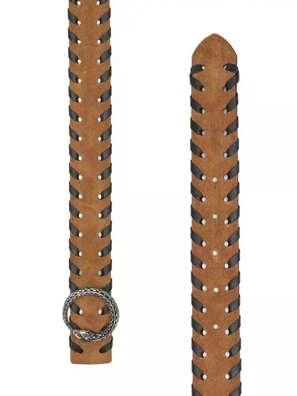 Roberto Cavalli Whipstitch-trim Belt