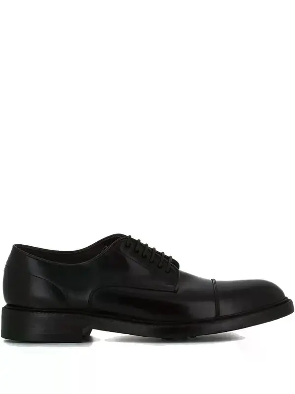 GREEN GEORGE 7084 Cap-toe Derby Shoes - Brown