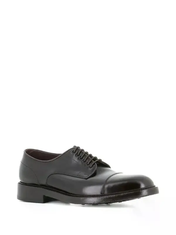 GREEN GEORGE 7084 Cap-toe Derby Shoes - Brown