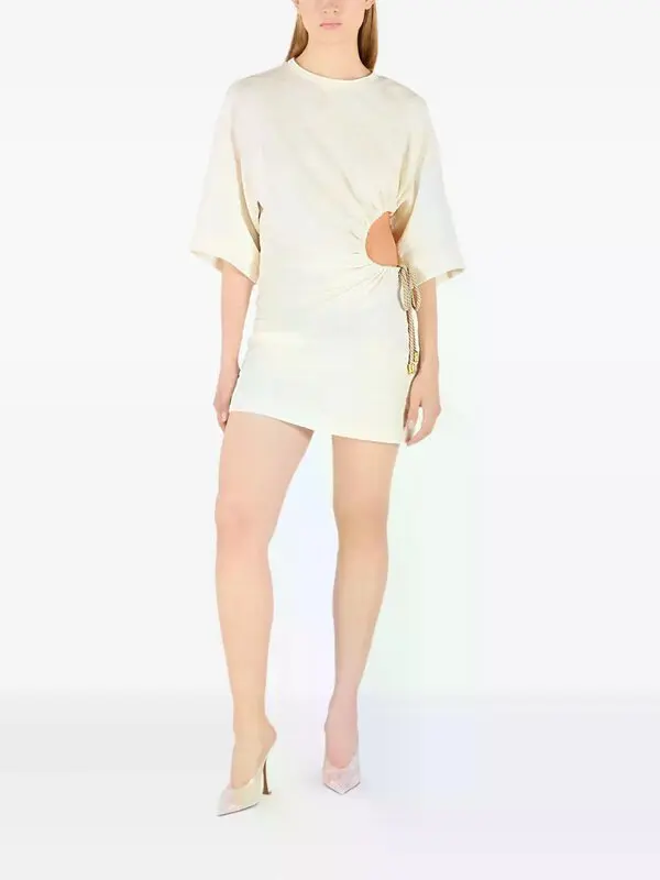 Roberto Cavalli Linen Mini Dress