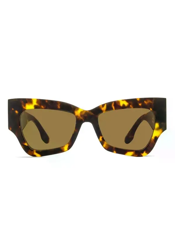 Victoria Beckham Butterfly-frame Sunglasses - Brown