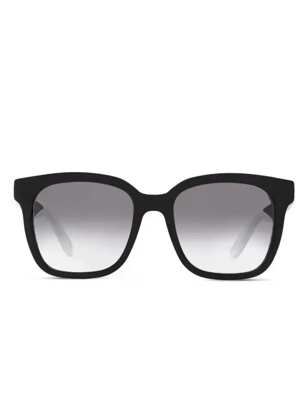 Alexander McQueen Am 295 Sunglasses - Black