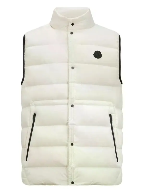 Moncler Logo-patch Gilet - White