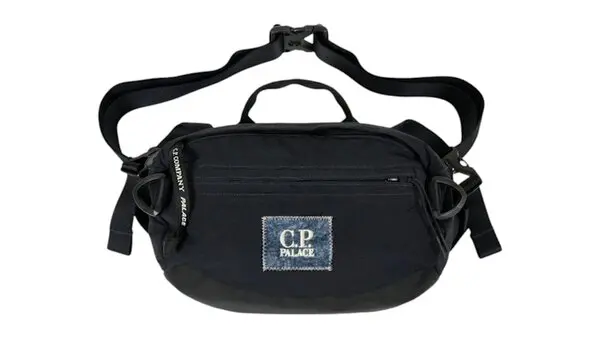 PALACE Plain Paper Touch Shoulder Bag - Navy Blue