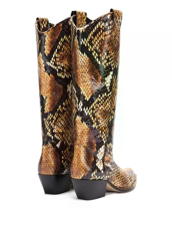 Roberto Cavalli Snakeskin-effect Boots