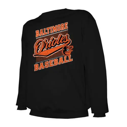 STITCHES Baltimore Orioles Pullover Sweatshirt By