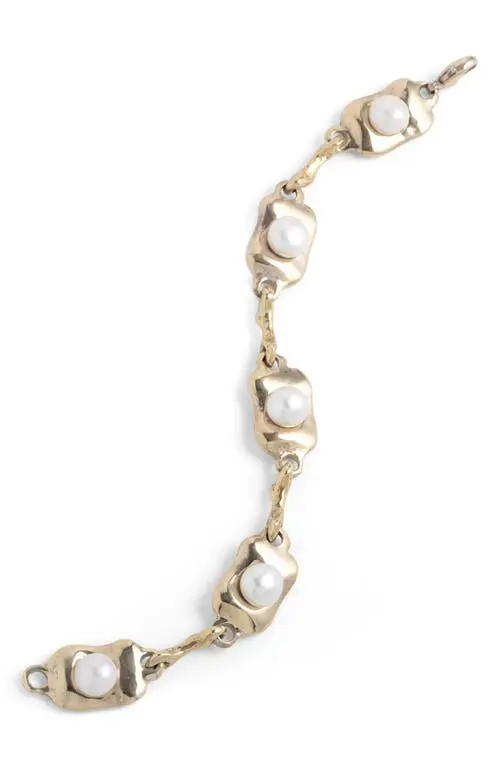 FARIS Ostra Freshwater Pearl Bracelet - Gold