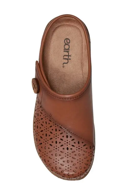 EARTH® Erinn Clogs - Medium Brown