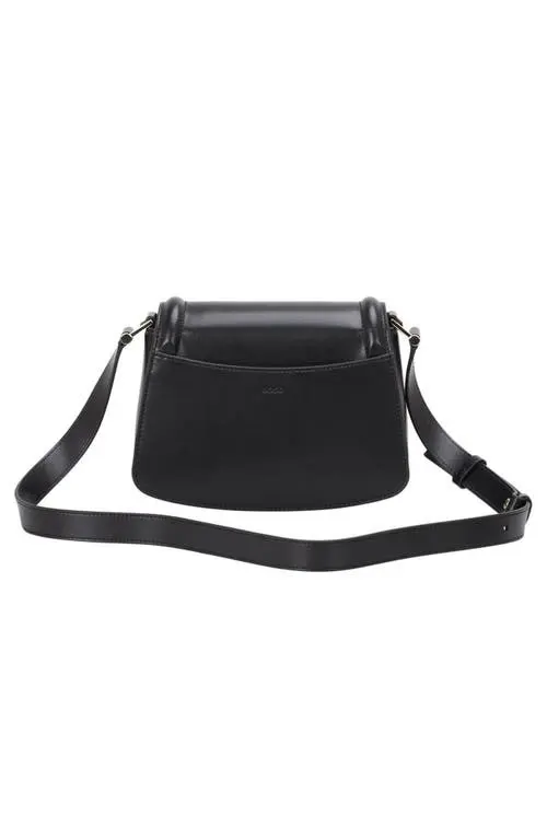 BOSS Ariell Leather Saddle Bag