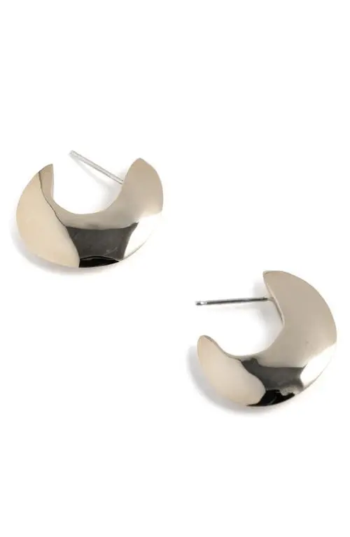 FARIS Saucer Hoop Earrings - Gold