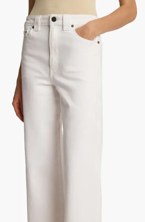 Khaite Dane Wide-leg Jeans - White