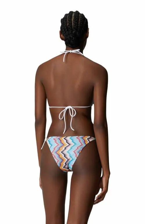 Missoni Classic Viscose And Lamé Bikini - Multicoloured