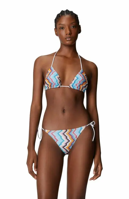 Missoni Classic Viscose And Lamé Bikini - Multicoloured