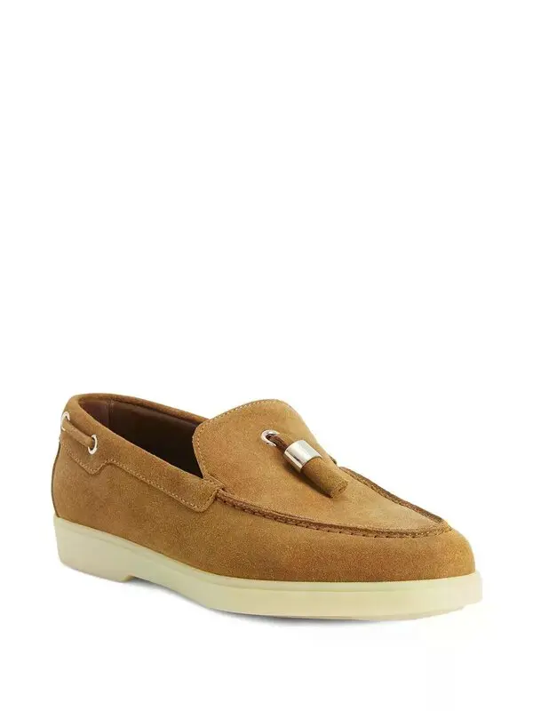 GIUSEPPE ZANOTTI Maui Tassels Slip-on Loafers - Brown
