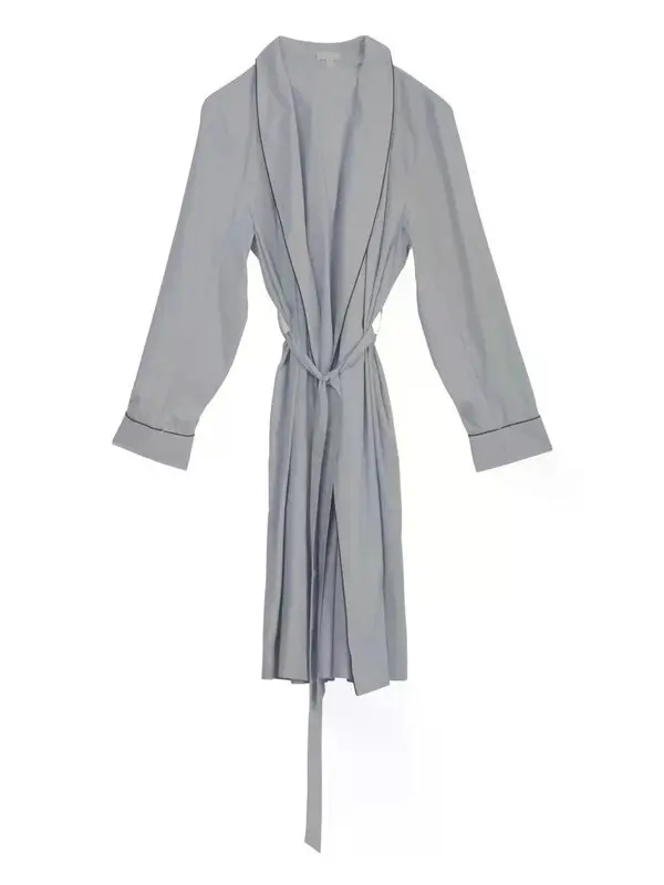 Fleur Du Mal Cotton Robe - Grey