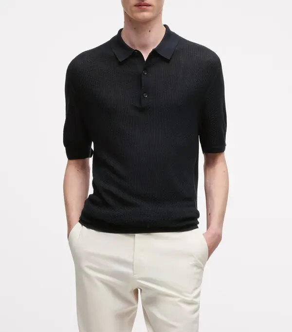BOSS Silk Polo Shirt