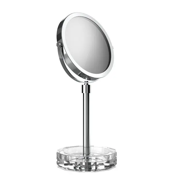 DECOR WALTHER Kristall Cosmetic Mirror - Silver