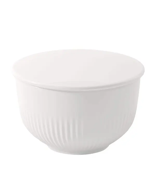 VILLEROY & BOCH Porcelain Afina Sugar Bowl With Lid - White