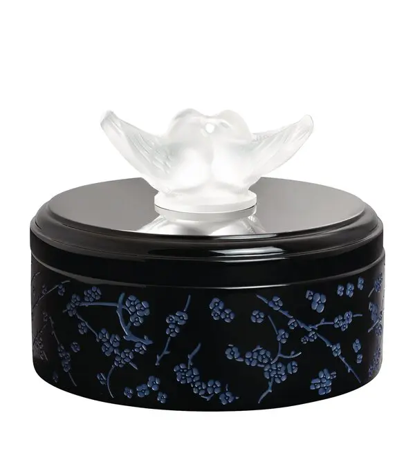 Lalique Fleurs De Cerisier Doves Trinket Box