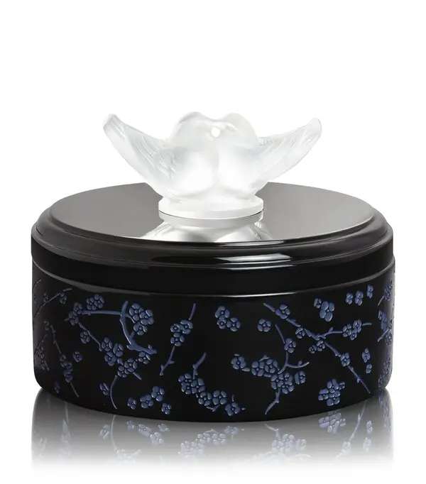 Lalique Fleurs De Cerisier Doves Trinket Box - Clear