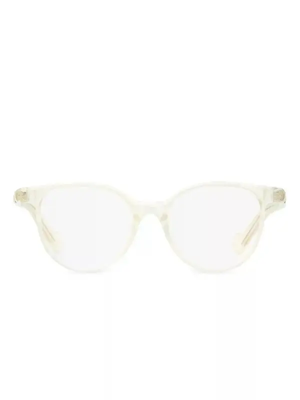 Moncler Round-frame Glasses - White