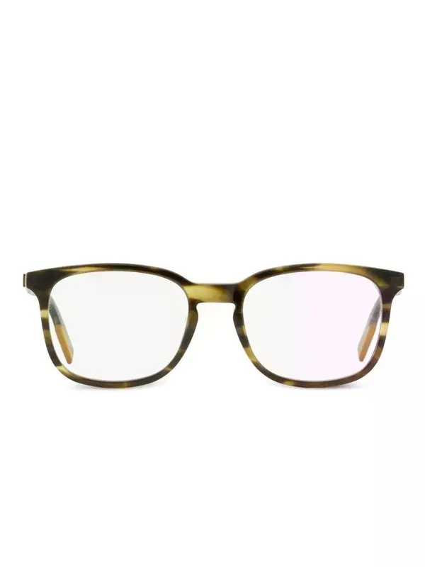 Zegna 5143 Square Frame Glasses - Brown