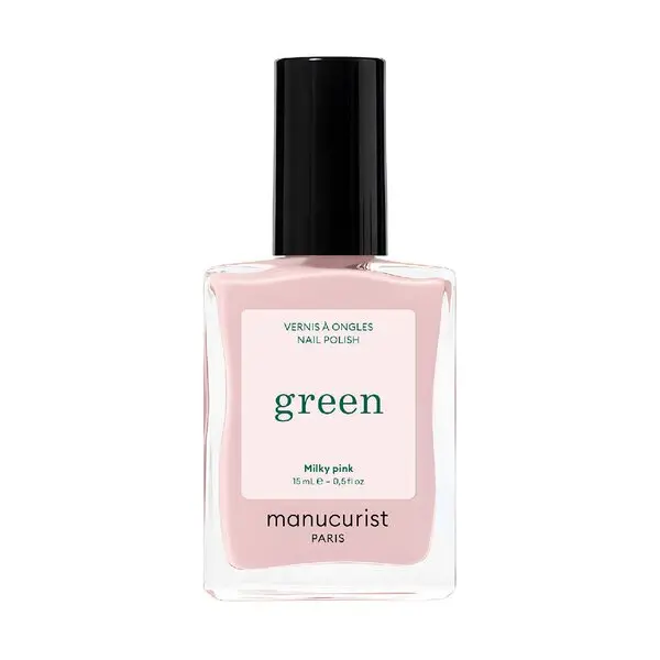 MANUCURIST Green Natural Nail Polish Milky White - One-color