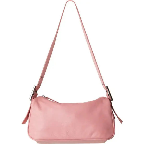 Free People Army Candy Leather Baguette Bag - Paloma Pop