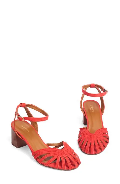 LK BENNETT Plaited D'orsay Sandal - Red