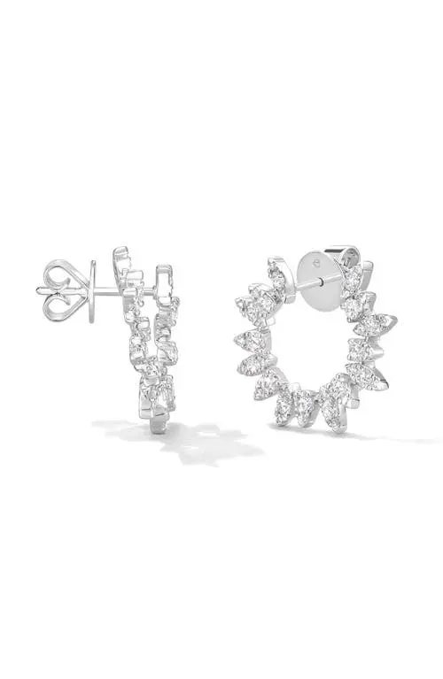 Hearts On Fire Diamond Sunburst Earrings