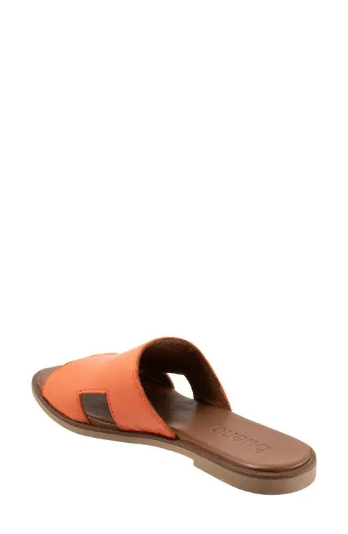 BUENO Hendrix Leather Slide Sandal - Sunset
