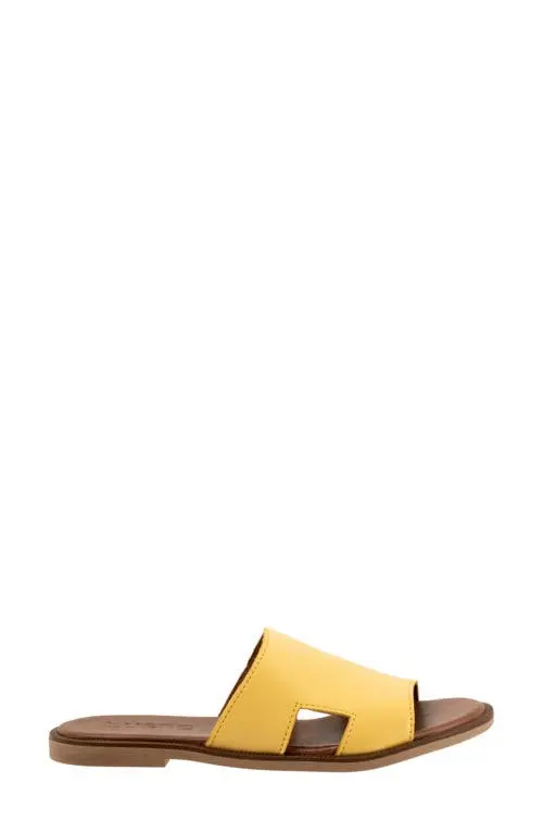BUENO Hendrix Leather Slide Sandal