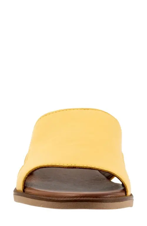 BUENO Hendrix Leather Slide Sandal