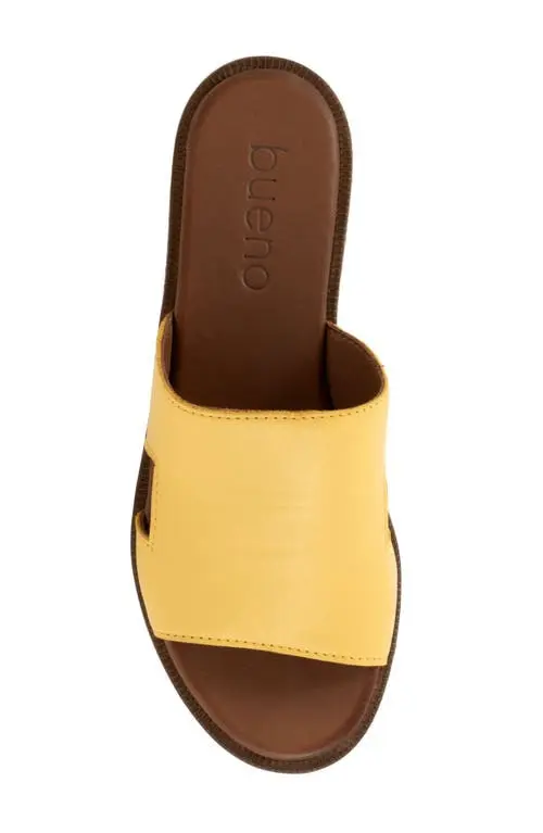 BUENO Hendrix Leather Slide Sandal