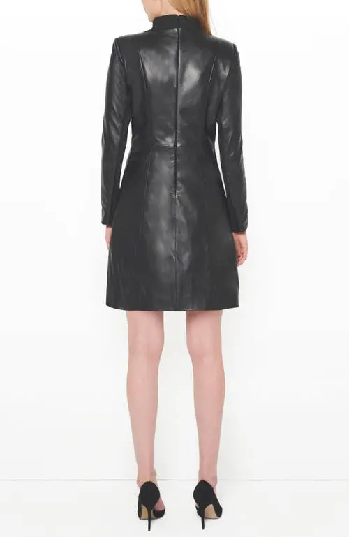 AS By DF Upcycled Leather Mini Dress