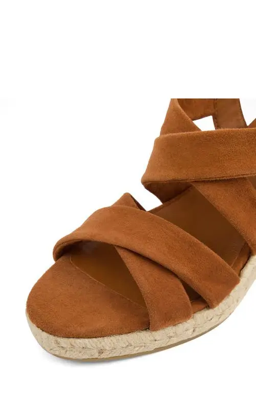 LK BENNETT Mariana Slingback Espadrille Platform Wedge Sandal