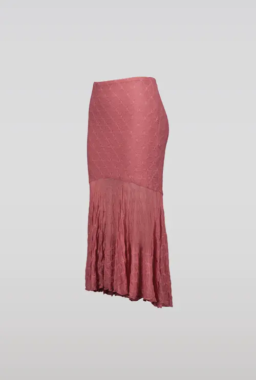 SAEMDI Crinkled Jersey Skirt