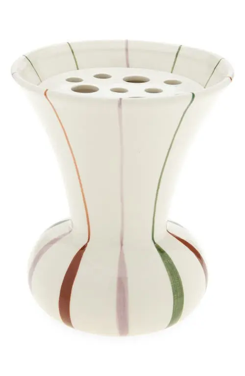 KAHLER Signature Vase - Off White Multi