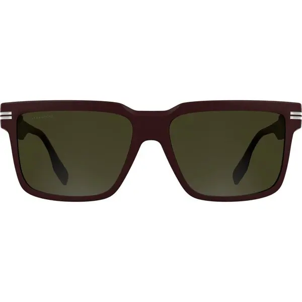 Canada Goose 59mm Modified Rectangular Sunglasses - Matte Burgundy