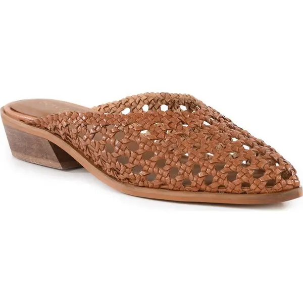 Seychelles Moonshine Woven Mules - Tan