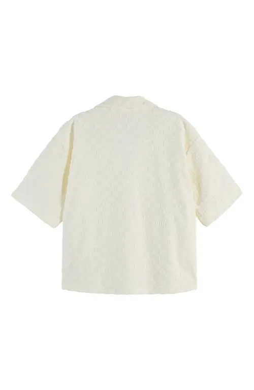 Scotch & Soda Terry Cloth Camp Shirt