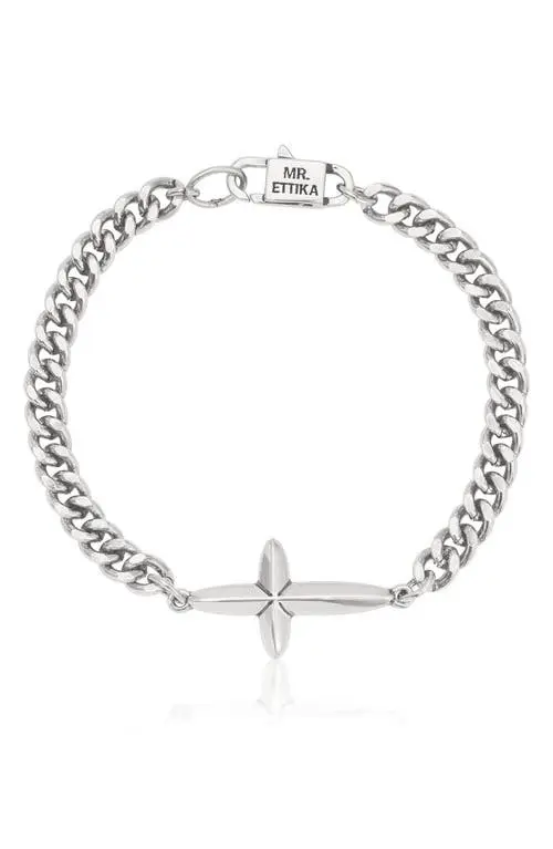 MR. ETTIKA Ettika Faithful Emblem Bracelet - Silver
