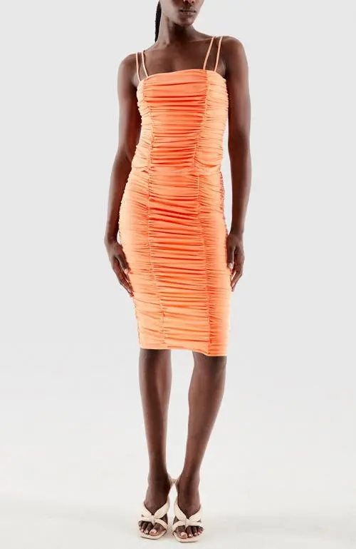AS By DF Leona Ruched Midi Skirt