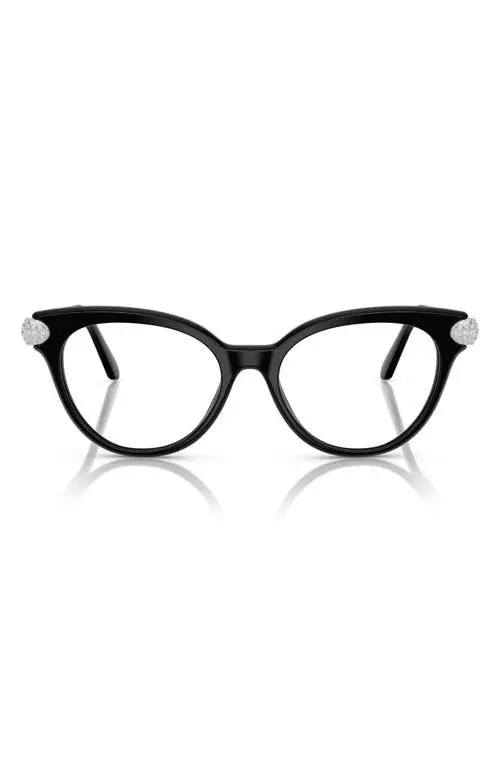 SWAROVSKI 51mm Phantos Optical Glasses - Black/ Demo Lens