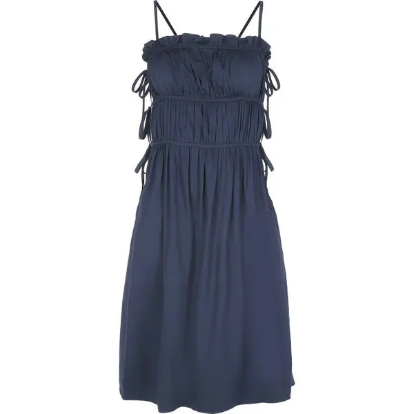 PRIME OF LIME Ines Midi Dress - Navy